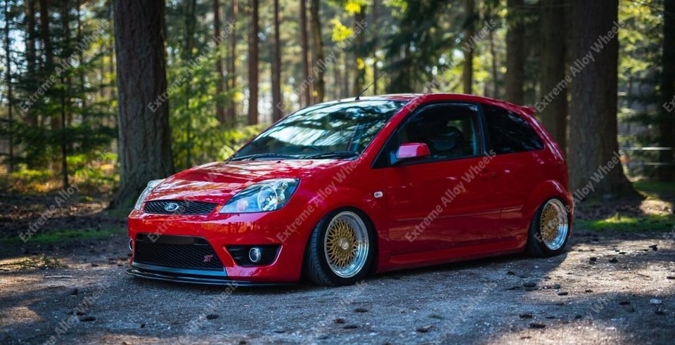 15" Gold RS Alloy Wheels Fits Ford Escort XR3 + Fiesta XR2 ST ST Line ...