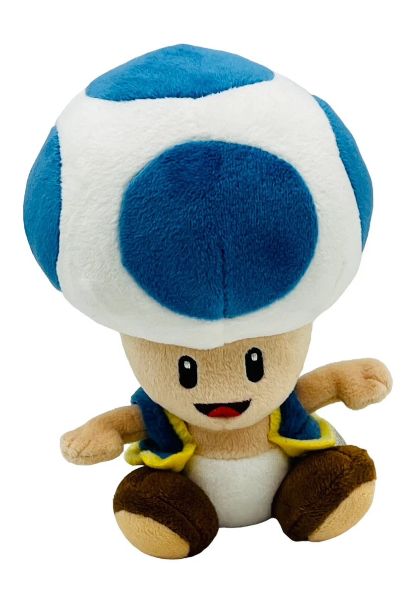 Blue Toad Mario Plush