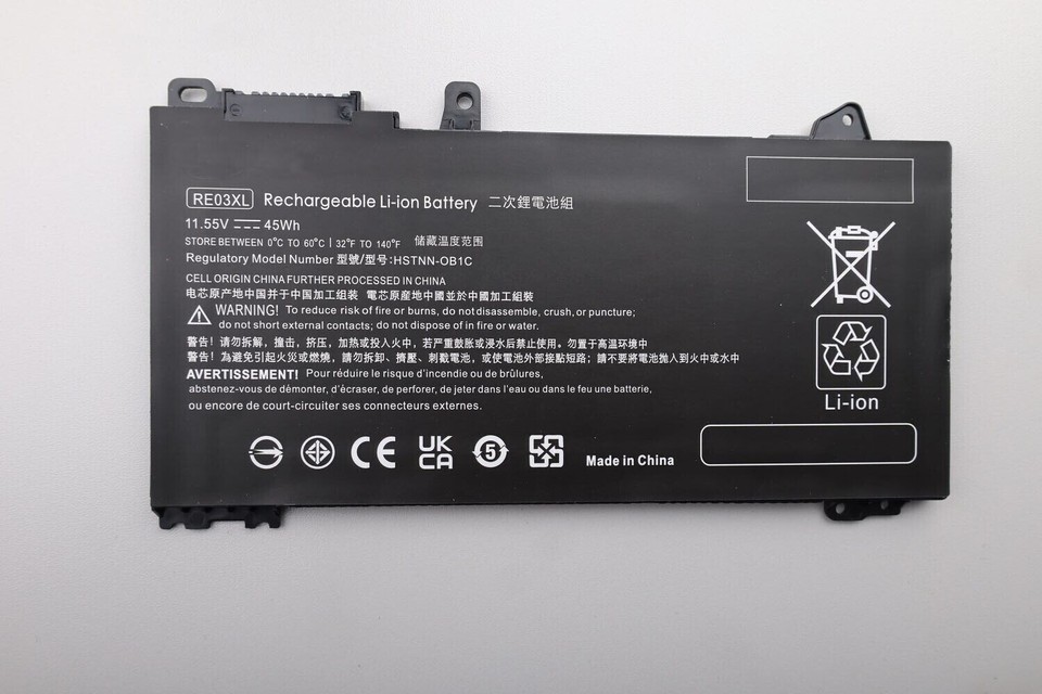 RE03XL Battery for HP ProBook 430 440 445 450 455R G6 G7 HSTNN-UB7R ...