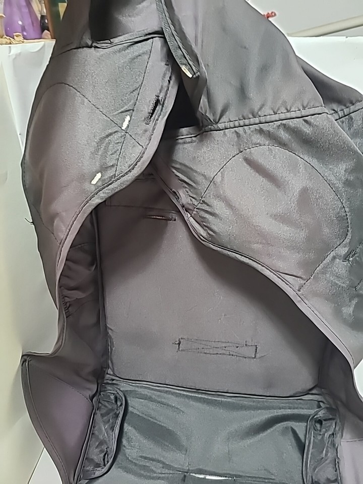 Baby Trend Sit N Stand double Stroller Rear Row Fabric Seat Cover Gray ...