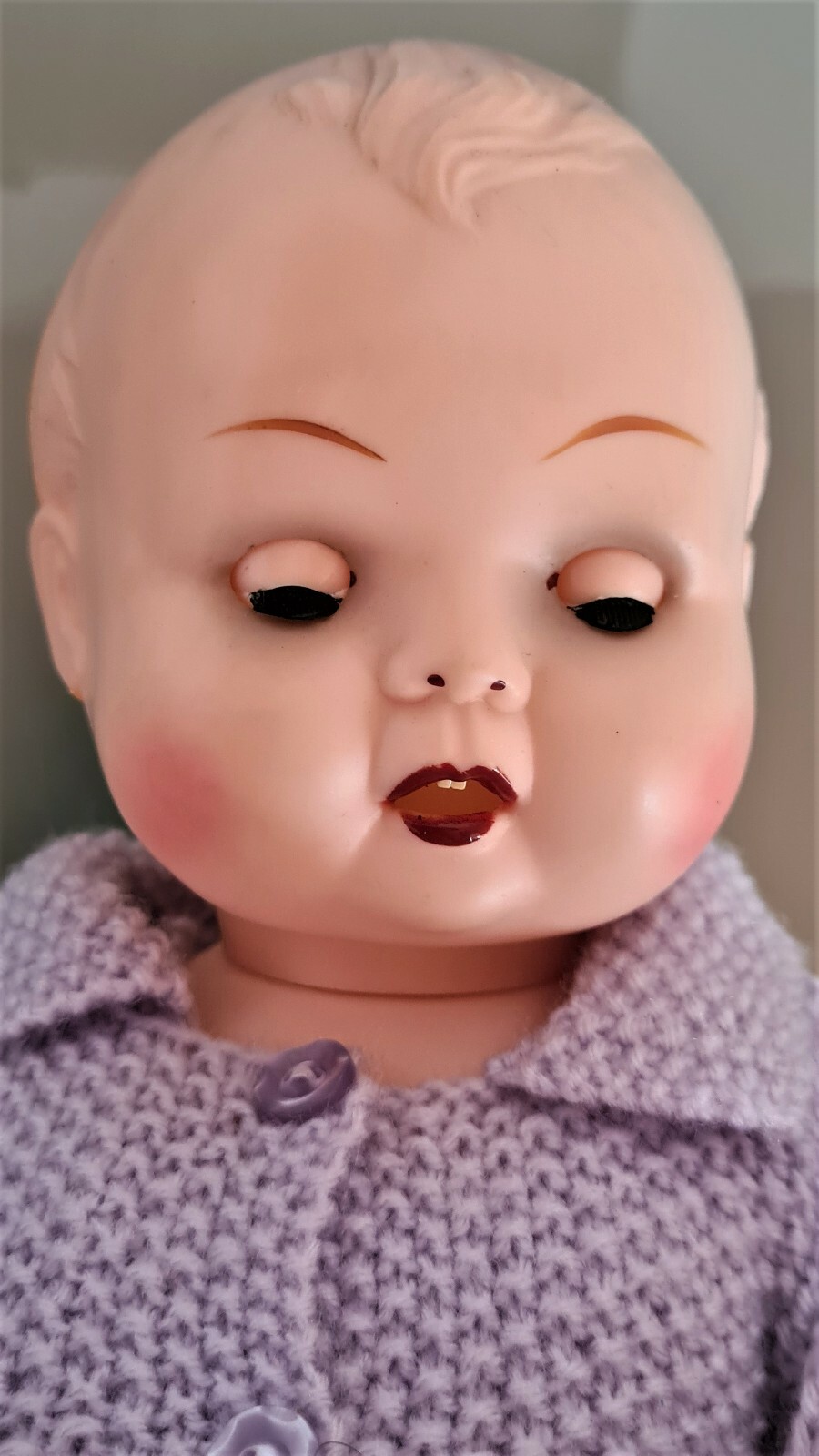 Vintage OK KADER doll , 1950s / 60s, 16.5 '' (42 cm) B3516 1/2 BH, Hong ...