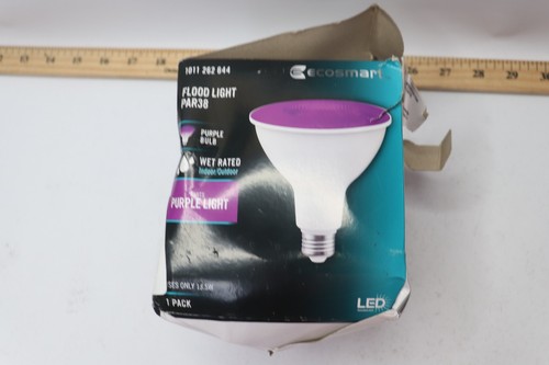 EcoSmart Indoor/Outdoor LED Light Bulb Purple Color E26 90W 1011 262 ...