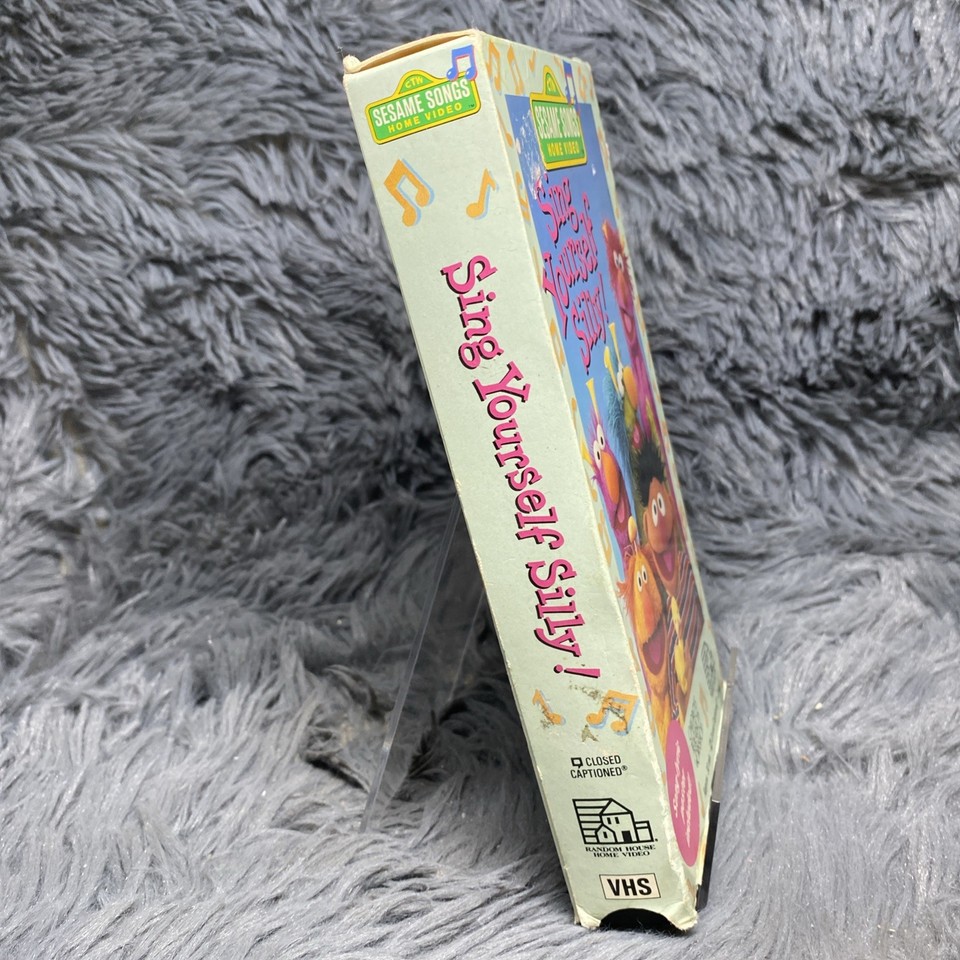 Sesame Street Sing Yourself Silly VHS Tape 1990 Video Movie Cartoon ...