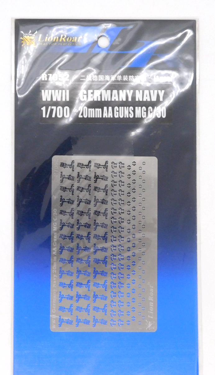 Lion Roar German Navy 20mm AA Guns Mg C/30 1:700 R7052 WWII Model ...