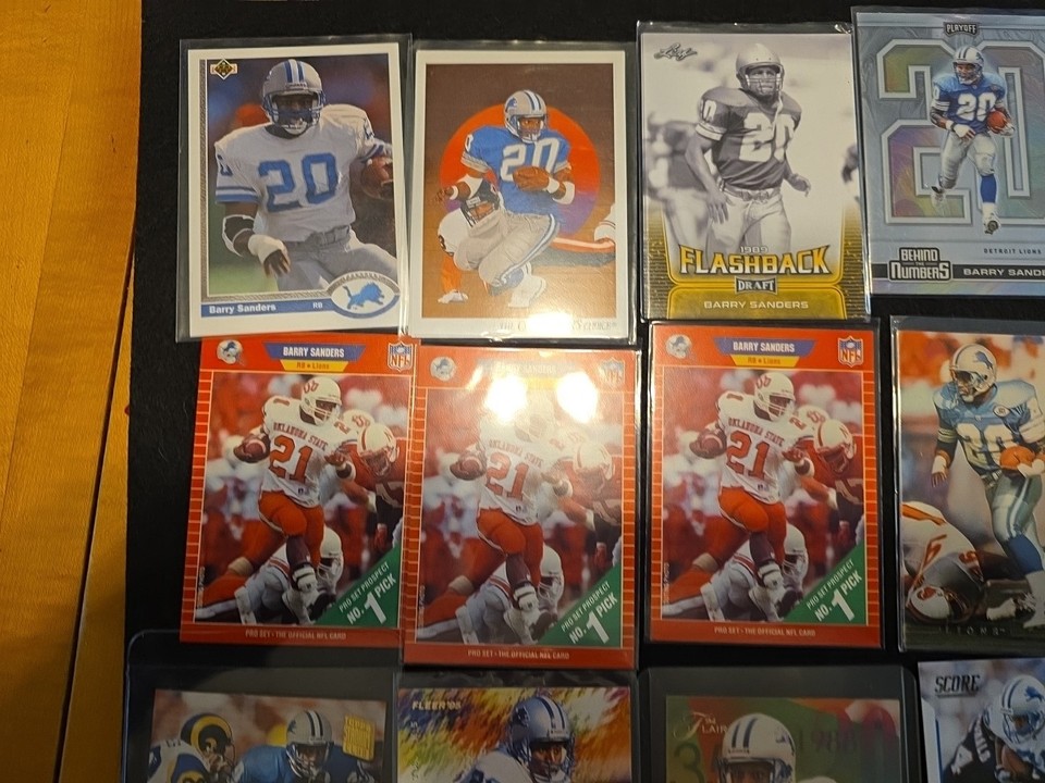 Barry Sanders Lot With Rookies | eBay