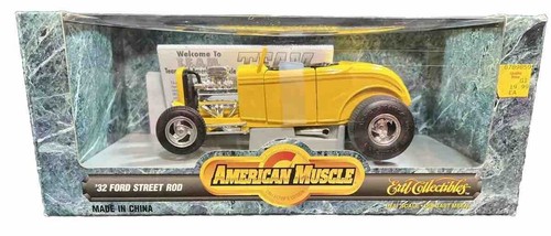 '32 Ford Street Rod ERTL American Muscle 1/18 Scale 1932 Deuce Roadster ...