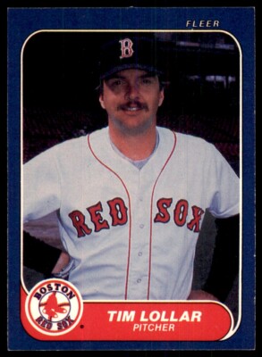 1986 Fleer Tim Lollar Boston Red Sox #354 | eBay