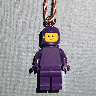 Purple Spaceman Christmas Tree Ornament Hanger Gift Made of LEGO ...
