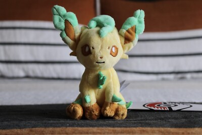 🚦Pokemon Leafeon 5.5" Sitting Cuties Plush - Pokemon Center - 2021 NEW ...