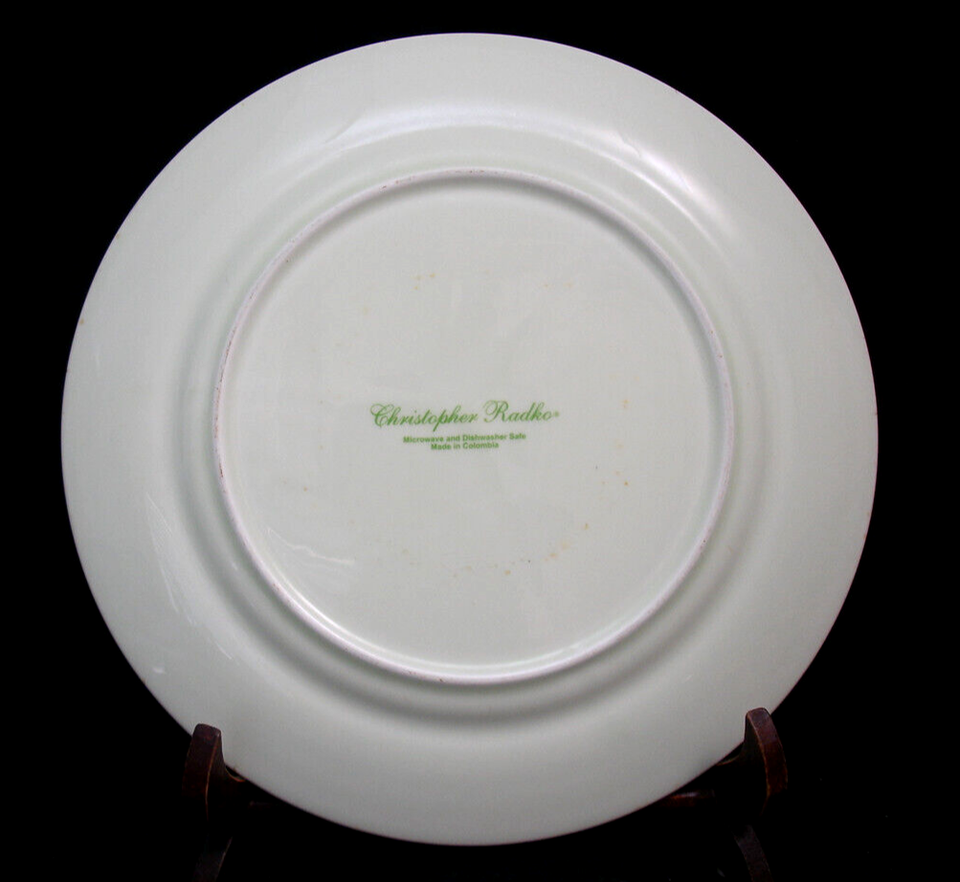 Christopher's Tree by Christopher Radko DINNER PLATE 10 7/8" SET / 2 ...