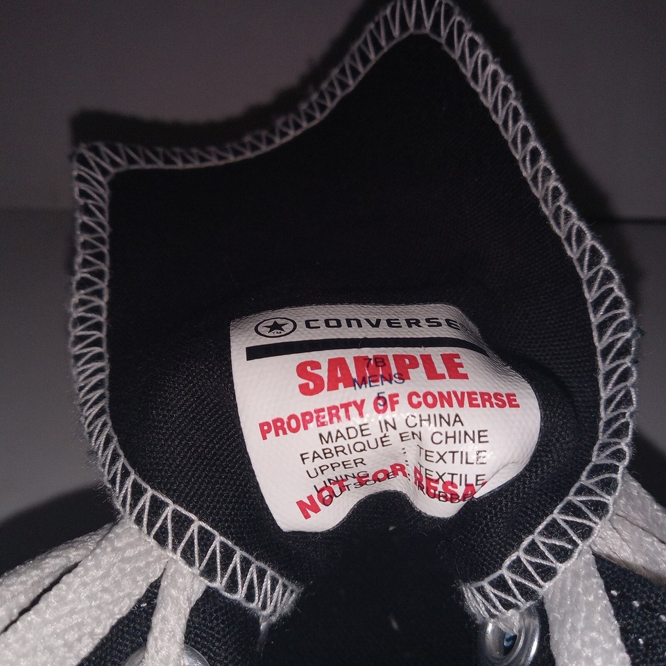 Converse All Star Chuck Taylor Sample Shoes Size 5 Not For Resale Promo ...