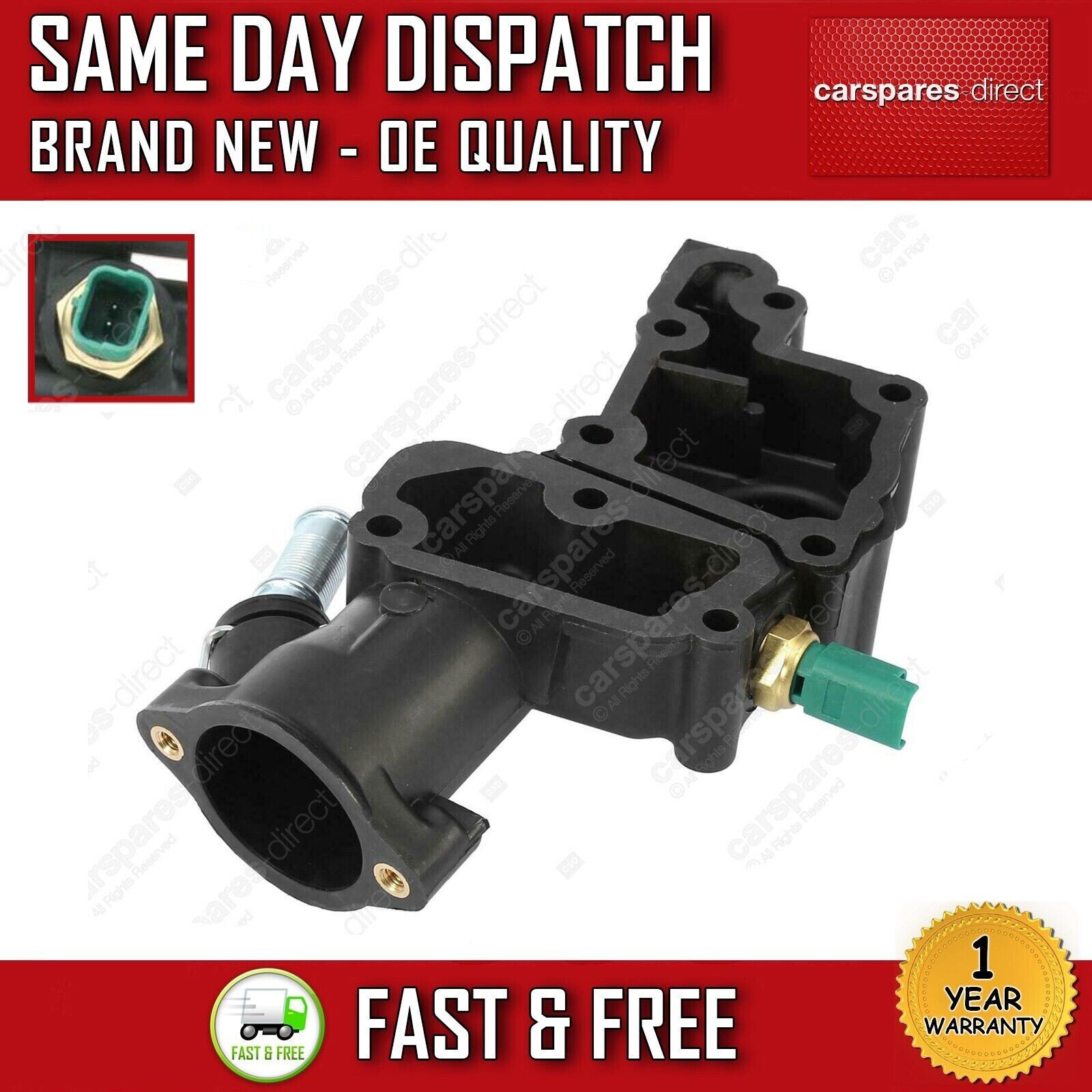PEUGEOT 206 & 207 & 307 & 1007 / CITROEN C2 & C3 1336Y8 THERMOSTAT ...