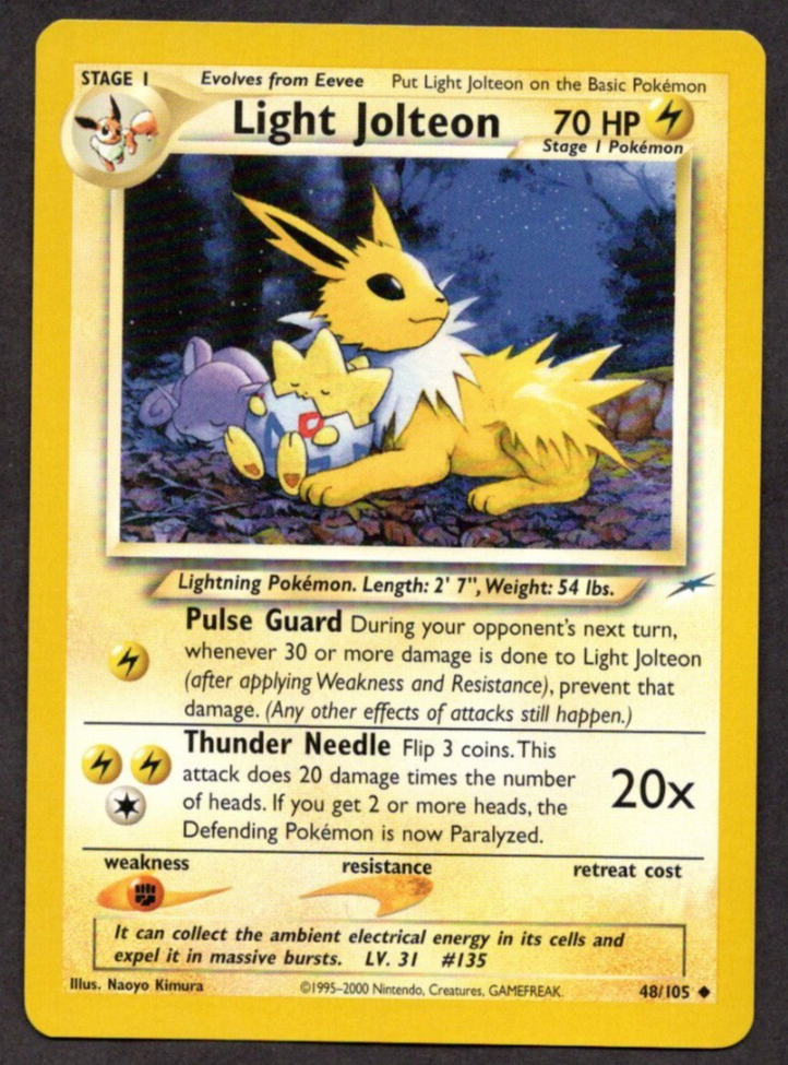 Light Pokemon Cards