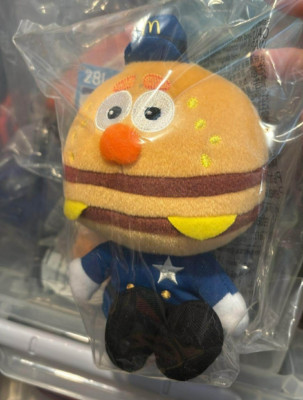 6 inches officer big MAC happy meal mini plush mini toy with strip ...