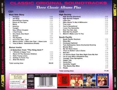 CLASSIC ORIGINAL SOUNDTRACKS - THREE CLASSIC ALBUMS PLUS (2 CD) NEW CD ...