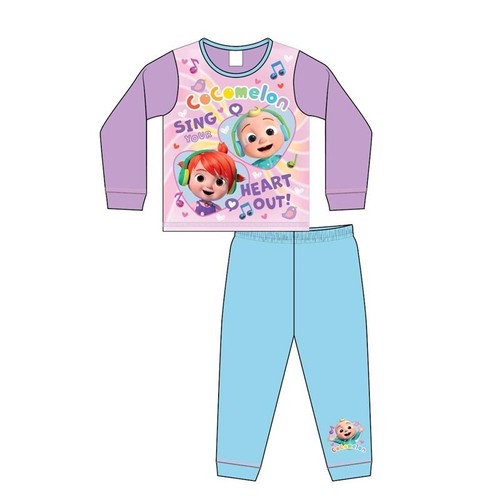 Official Character Pyjamas Pajamas Pjs Girls Boys Kids Toddlers 1 2 3 4 ...