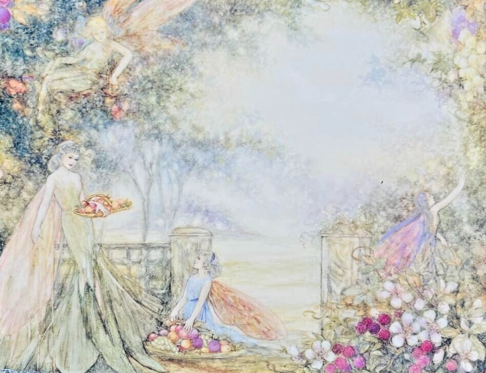 1980s Joy Scherger Original FAIRY Print: The Realm of Faerie, Faerie ...