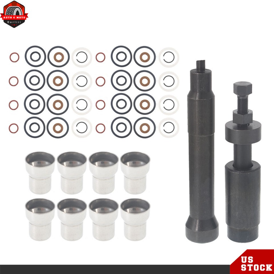 Injector Sleeve Cup Removal Tool and Install Kit For 03-10 6.0L Ford ...