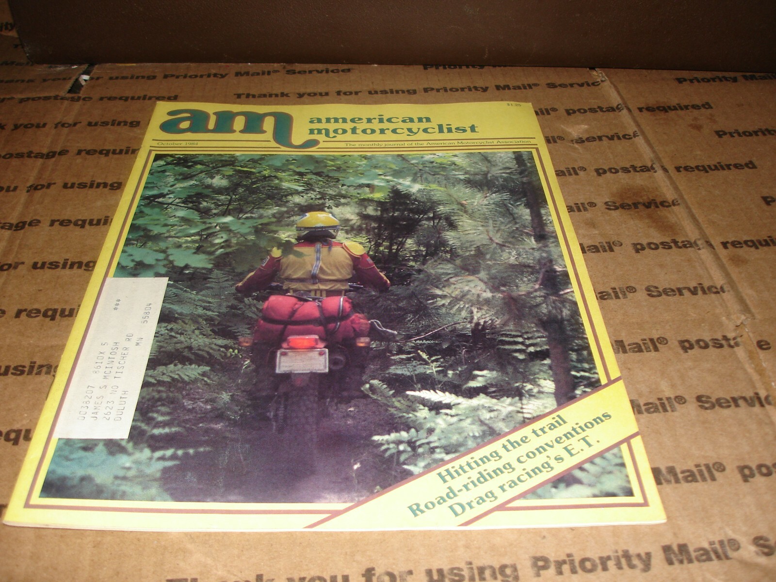 Vintage AM American Motorcyclist Magazine motorcycle journal October ...