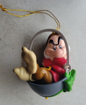 DISNEY GRUMPY GROLIER CHRISTMAS ORNAMENT SNOW WHITE PRESIDENT'S EDITION ...