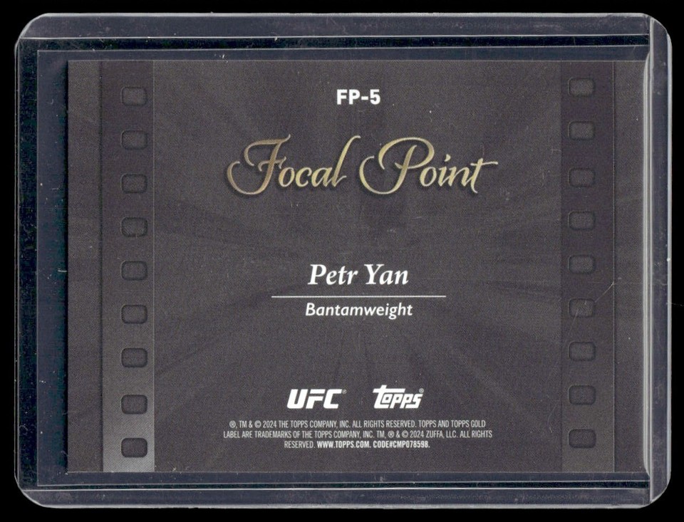 2024 Topps Gold Label UFC Focal Point Refractor Petr Yan #FP-5 | eBay