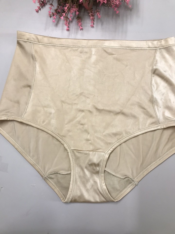 Vanity Fair Women's Illumination Hi Cut Panties Silky Stretch Beige ...