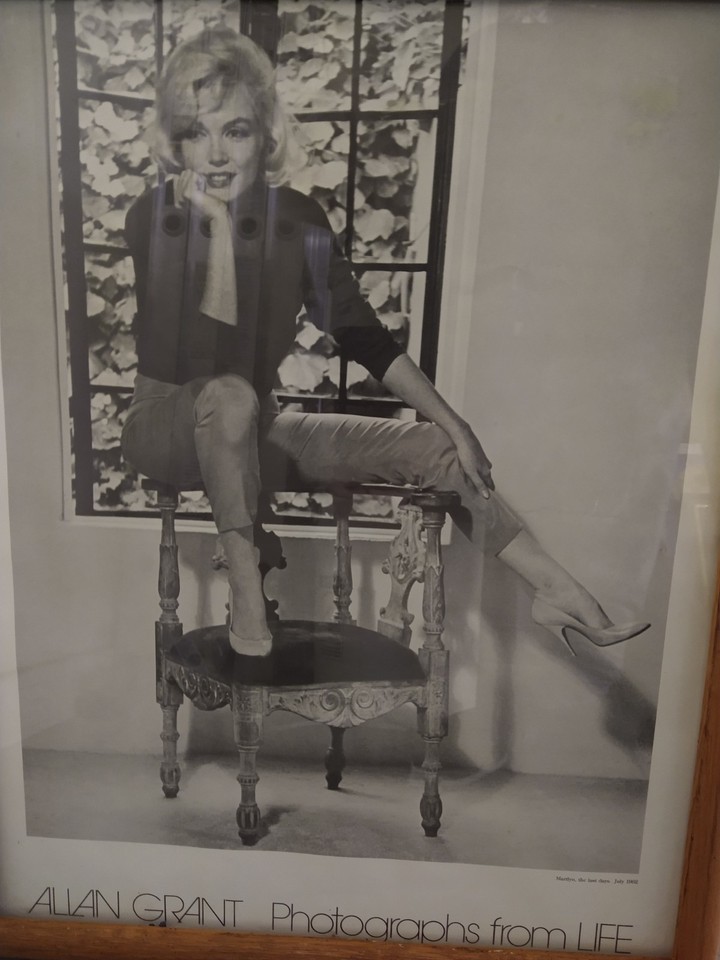 Allan Grant Marilyn Monroe Large Framed Photographic Portrait Poster ...