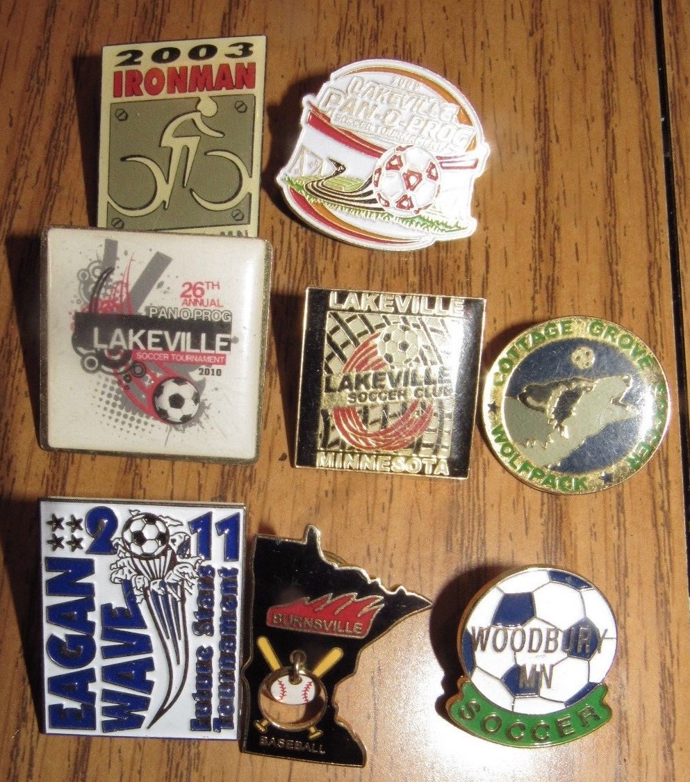 Lot of 8 Dakota & Washington County, MN Sports Pins - Burnsville Eagan ...