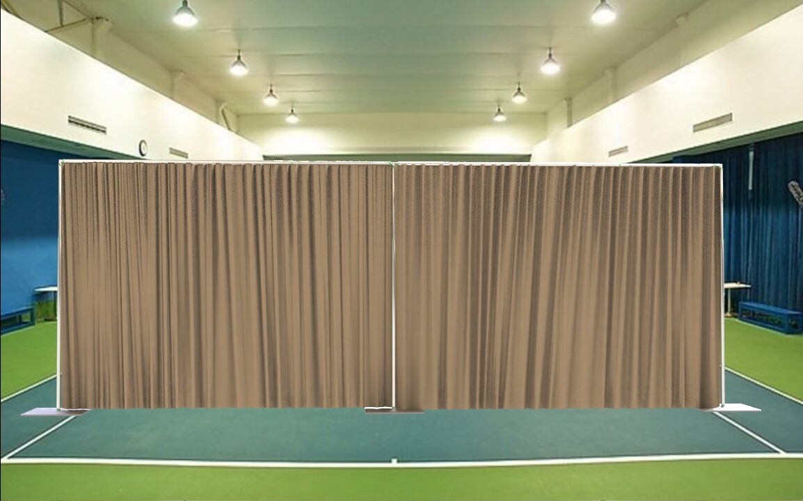 3x6M Telescopic Heavy Duty Pipe and Drape Kit Wedding Backdrop Frame ...