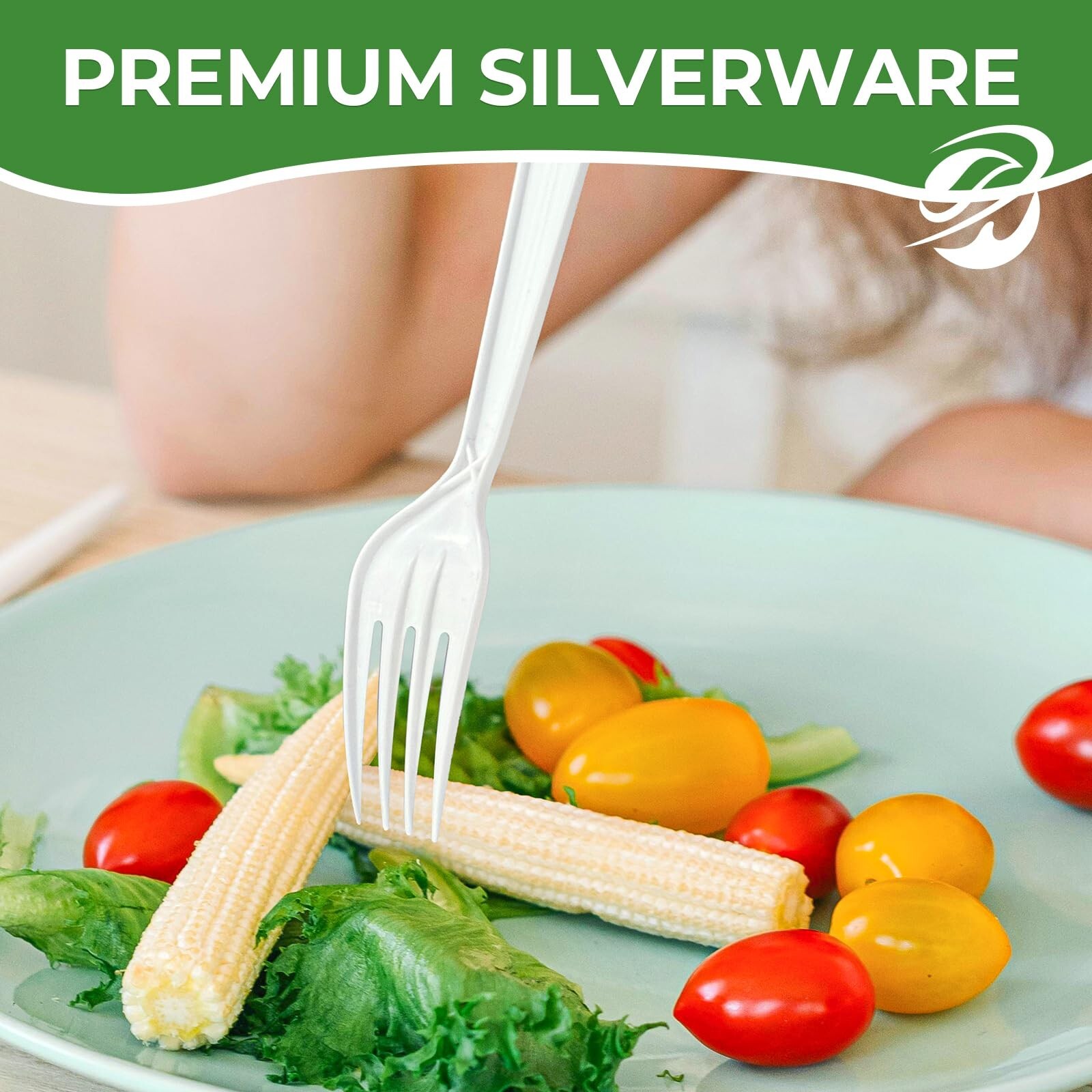 Plastic Forks 1000 Count Extra Heavy Duty Disposable Fork Bulk Plastic ...
