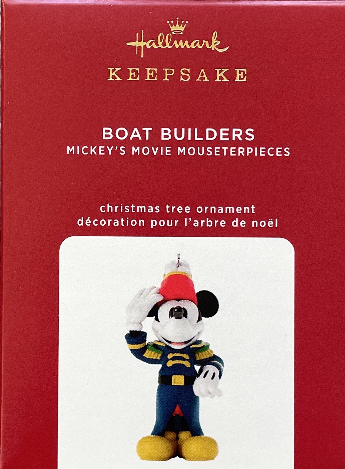 Hallmark 2020 Keepsake Ornament Boat Builders - #9 Mickey's Movie ...