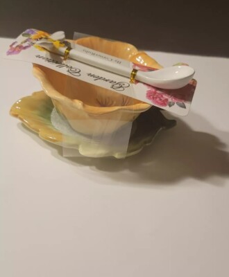 Corner Ruby Garden Collection 3 Pieces Flower Tea Cup | eBay