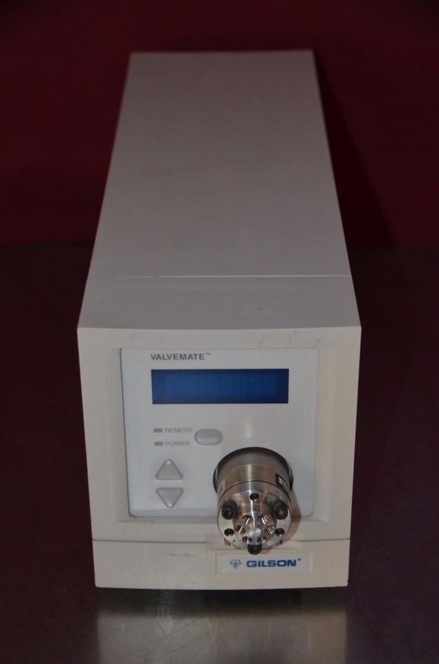 Gilson ValveMate Valve Actuator w/ 6-Port Rheodyne 7000 Stream ...