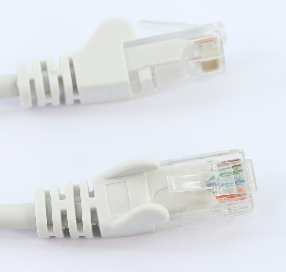 Ethernet Network Cable RJ45 Internet LAN Patch LEAD Cat5e Snagless ...