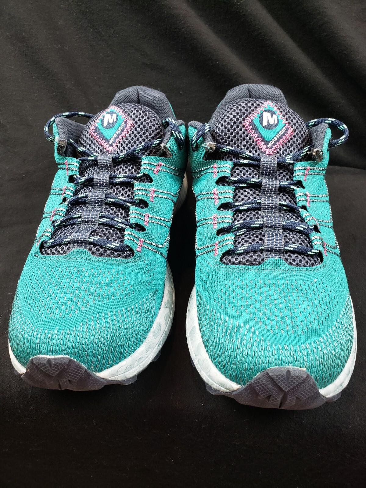 Merrell FloatPro Moab Flight Vibram Marine Blue Lace-… - Gem