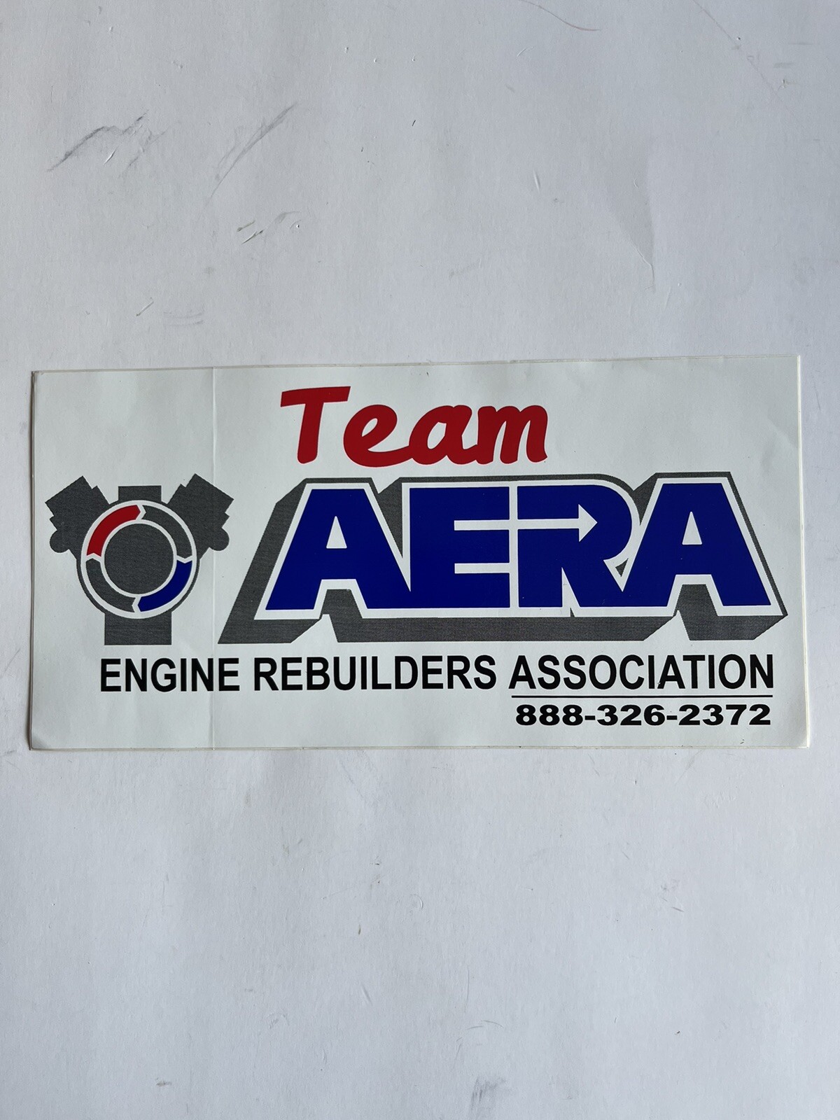 Original Vintage NOS AERA Engine Rebuilders Association Sticker ~5x10 ...