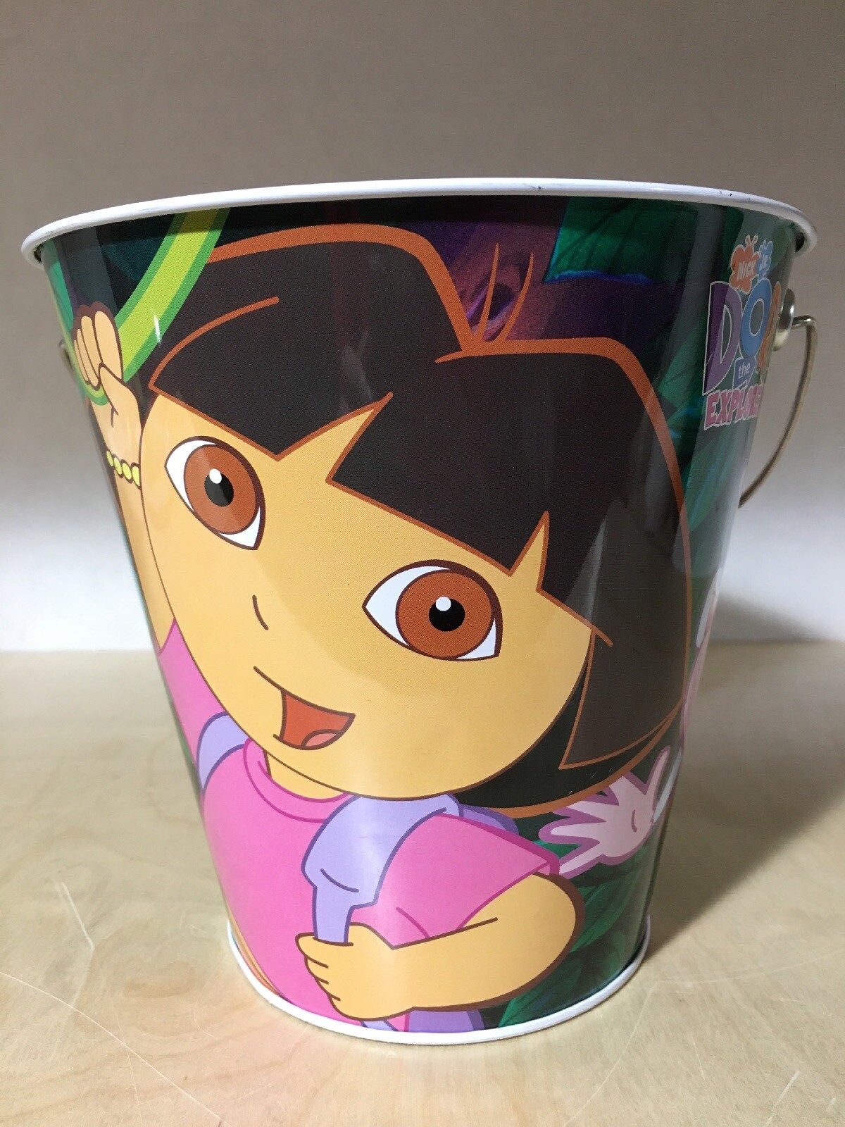 Nick JR DORA THE EXPLORER TIN PAIL BUCKET 7” TALL Diego Boots | eBay