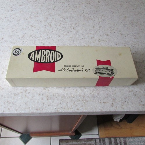 HO TRAIN KIT AMBROID O-7 DENVER & RIO GRANDE 40' VERTICAL RIGGED BOXCAR ...
