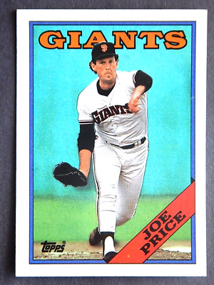 Joe Price #786 Topps 1988 Baseball Card (San Francisco Giants) | eBay
