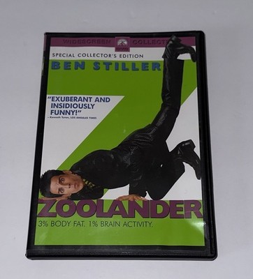 Zoolander (DVD, 2002) Ben Stiller Comedy Classic Fashion Model Spoof ...