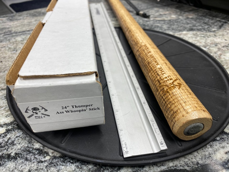 RMJ Tactical Thumper Angry Steve 24 inch pewter core. | eBay