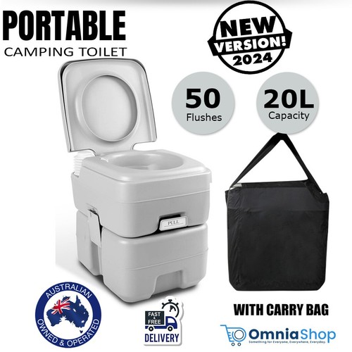20L Portable Outdoor Camping Toilet Camp Camper Travel Portaloo Potty ...
