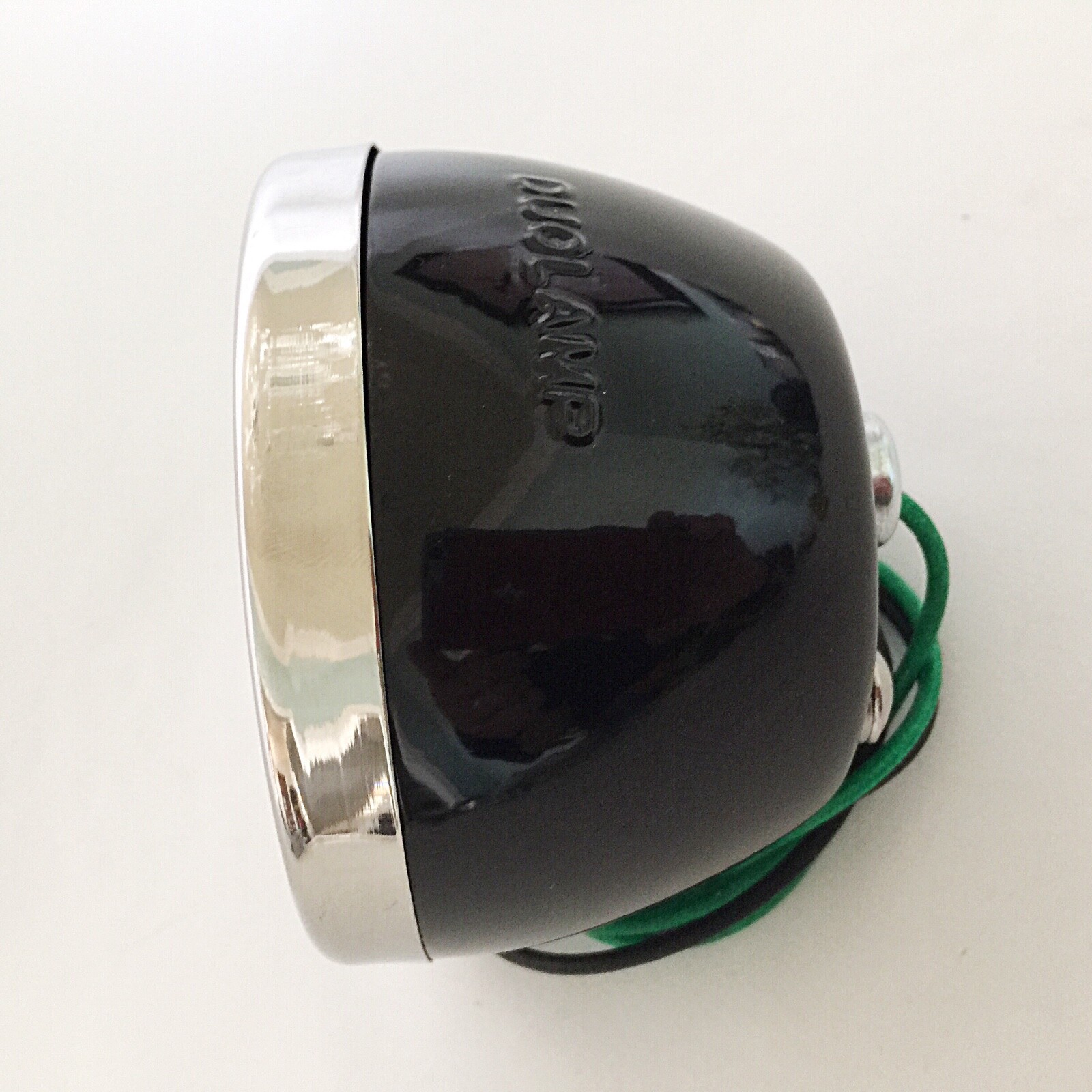 Hot Rod Ford 'Model 'A' Tail Light R/H - Ribbed Lens, BLACK with S/S ...