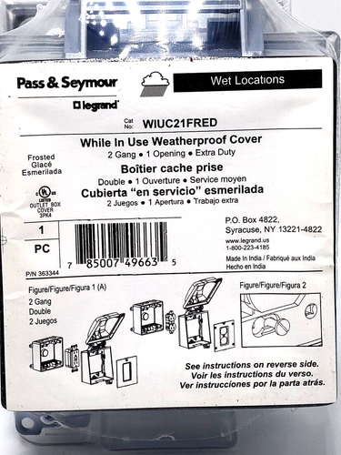 *4PC* WIUC21FRED 2 Gang While In Use Weatherproof Cover 1 Opening Extra ...