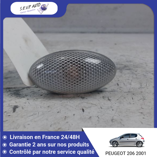 🇫🇷 REPETITEUR AILE DROIT PEUGEOT 206 5P ♻️ 632574 3007543441694 | eBay