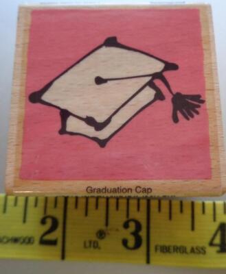 Graduation Cap Hat Rubber Stamp Scrapbooking Cards | eBay