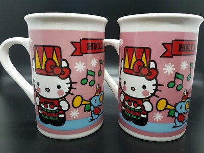 Hello Kitty Christmas Nutcracker Holiday Ceramic Mug - Set of Two ...