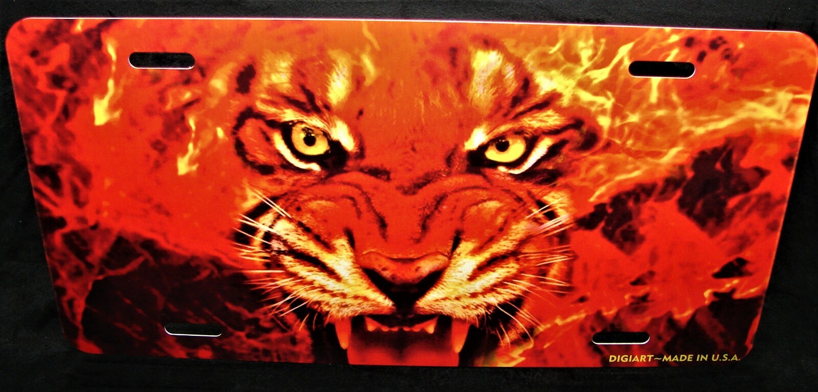 TIGER METAL CAR LICENSE PLATE.WILDLIFE BIG CAT ANIMAL FRIEND LOVE ...