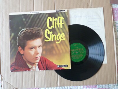 CLIFF RICHARD - CLIFF SINGS - ORIGINAL MONO GREEN COLUMBIA LABEL - 1962 ...