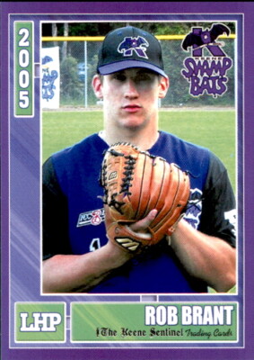 2005 Keene Swamp Bats Team Issue #27 Rob Brant Mansfield Pennsylvania ...